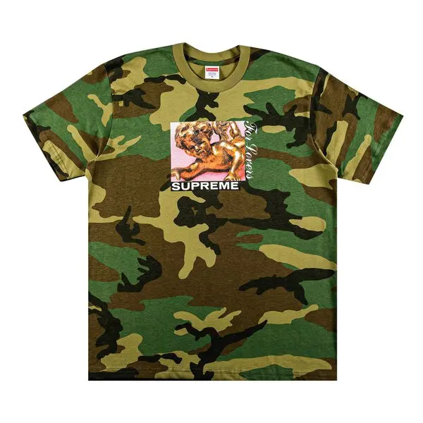 Supreme Lovers Tee Woodland Camo - Multicolor