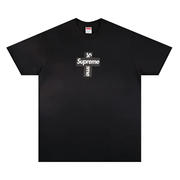 Supreme Cross Box Logo Tee - Black