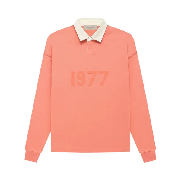 Fear Of God 1977 Henley Rugby Shirt - Orange