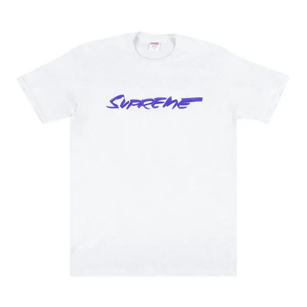 Supreme Futura Logo Tee 'ash - Grey
