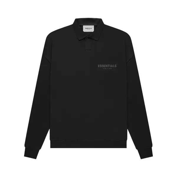 Fear Of God Long-sleeve Polo - Black