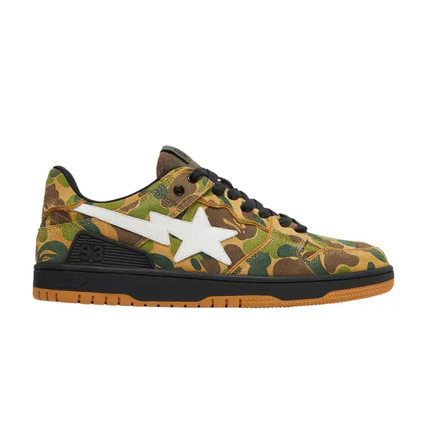 A BATHING APE Sk8 Sta 'abc Camo' Sneakers - Green