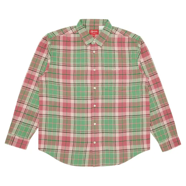 Supreme Plaid Flannel Shirt