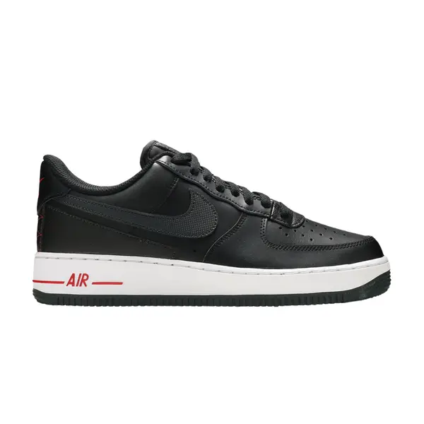 Nike Air Force 1 Low Technical Stitch Sneakers - Black