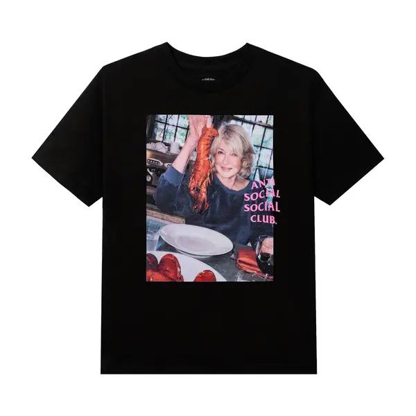ANTI SOCIAL SOCIAL CLUB X Martha Stewart Lobster Tee - Black
