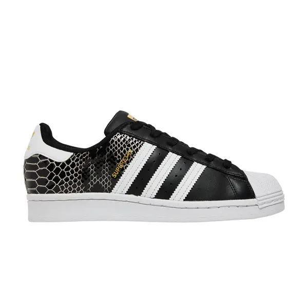 Adidas Superstar Snakeskin Sneakers - Black