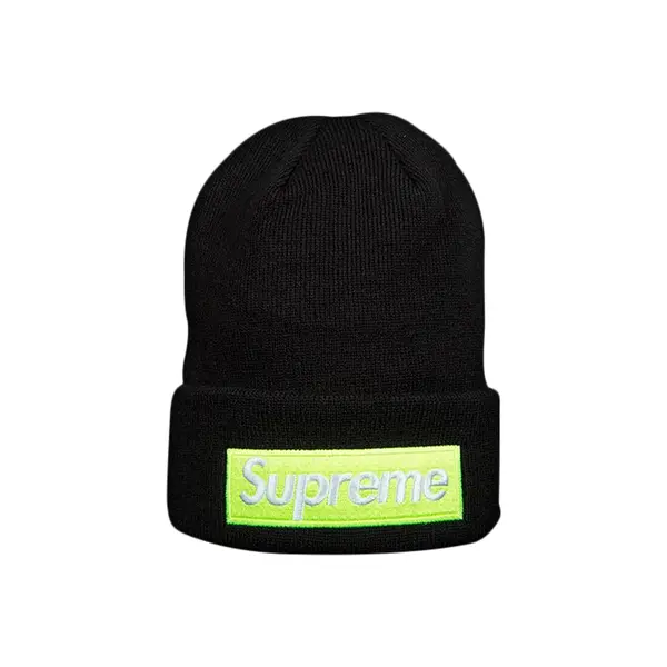 Supreme New Era Box Logo Beanie - Black