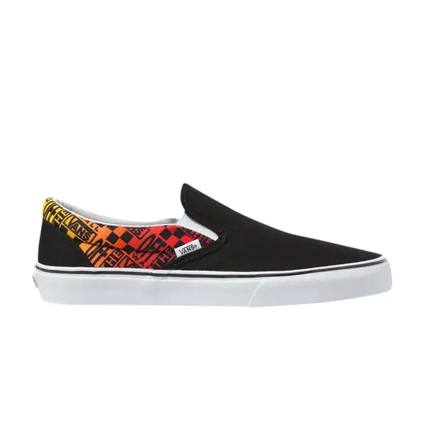 VANS Classic Slip-on With Logo - Black