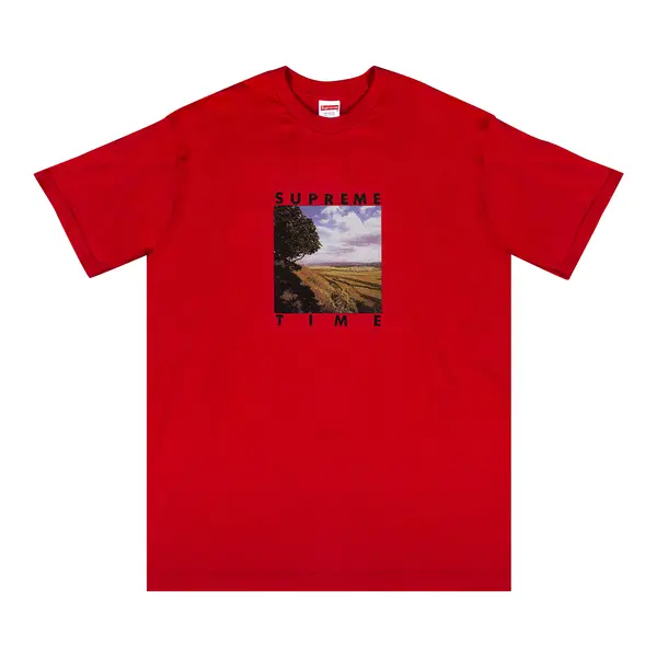 Supreme Time Tee - Red