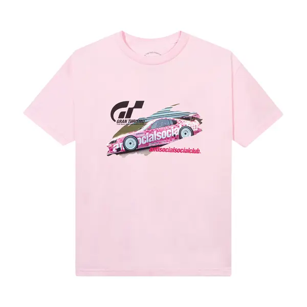 ANTI SOCIAL SOCIAL CLUB X Gran Turismo Gt500 Tee - Pink