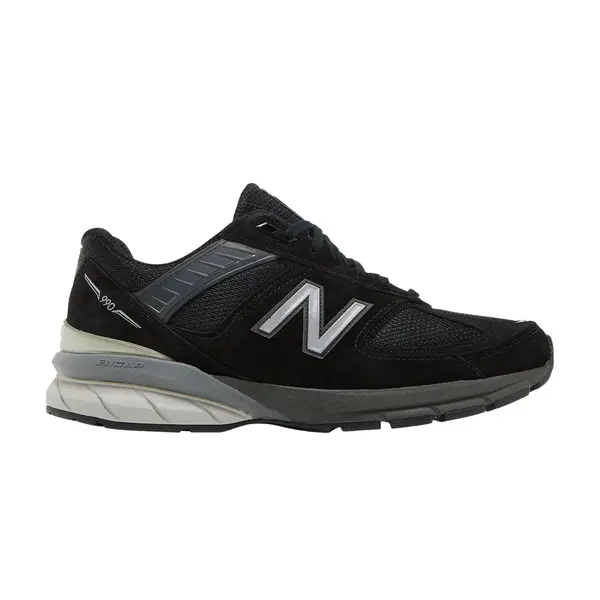 NEW BALANCE 990v5 Made In Usa Extra Wide Sneakers - Black
