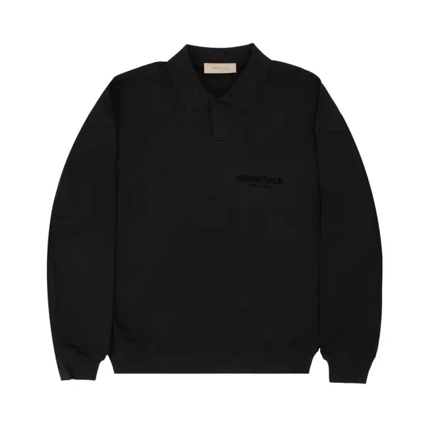 Fear Of God Long-sleeve Polo - Black