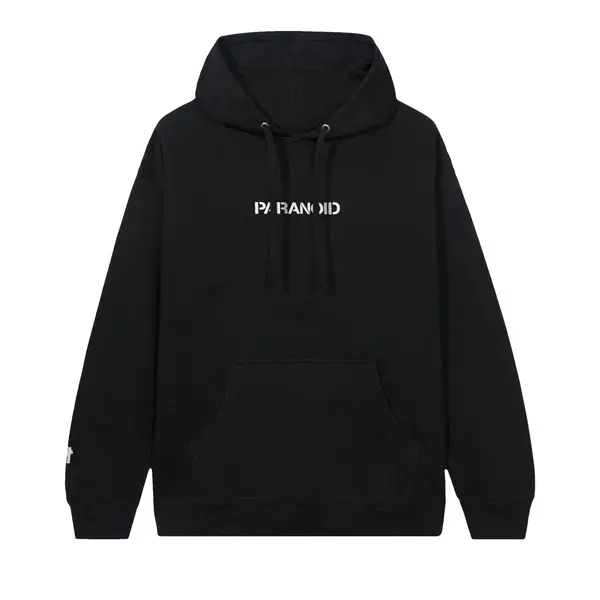 ANTI SOCIAL SOCIAL CLUB X Undefeated Paranoid Hoodie - Black