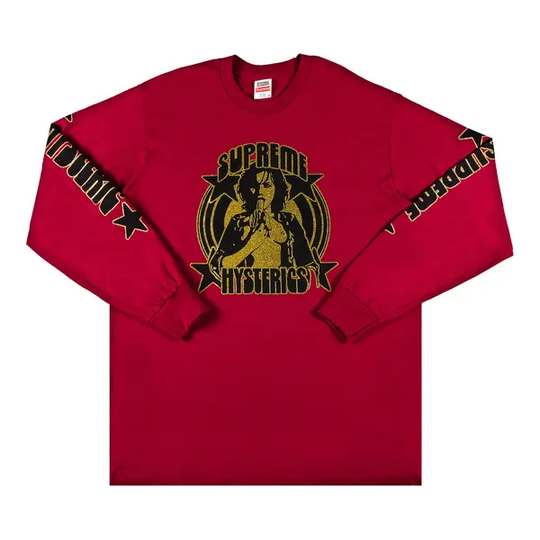 Supreme X Hysteric Glamour Long-Sleeve Tee - Pink | Editorialist