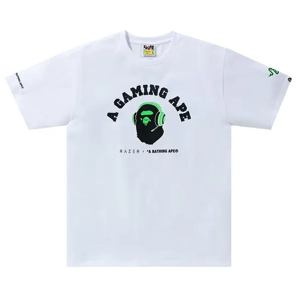 A BATHING APE X Razer Tee - White