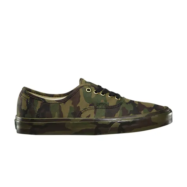 VANS Authentic Mono Print Camo Sneakers - Green