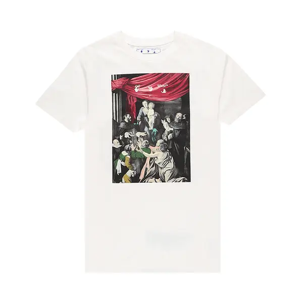 Off-White Caravaggio Paint Slim Tee /black