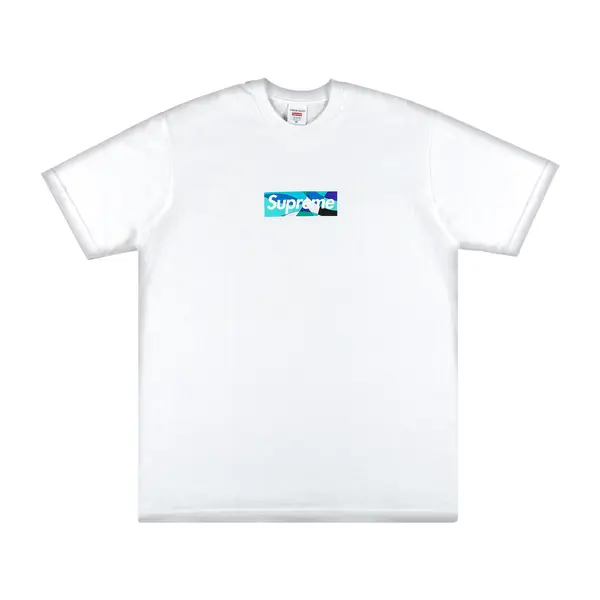 Supreme X Emilio Pucci Box Logo Tee /blue - White