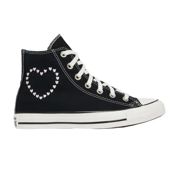 CONVERSE Chuck Taylor All Star High 'embroidered Hearts - Black