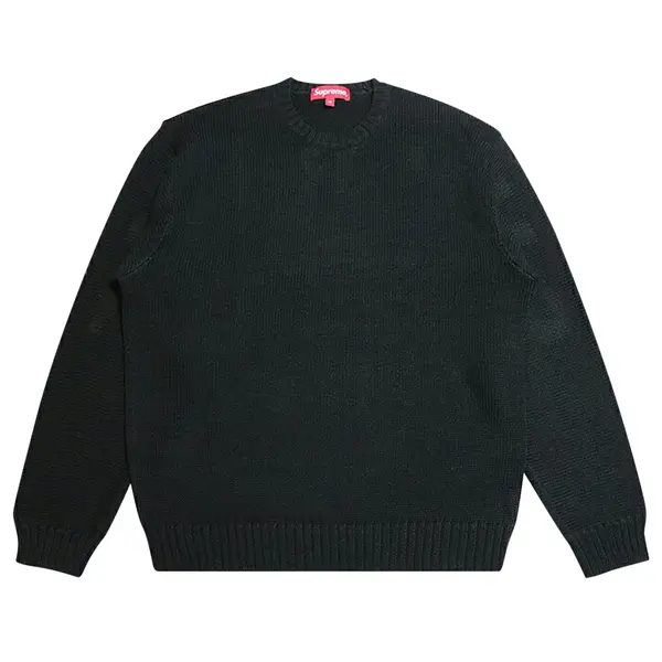 Supreme Back Logo Sweater - Black