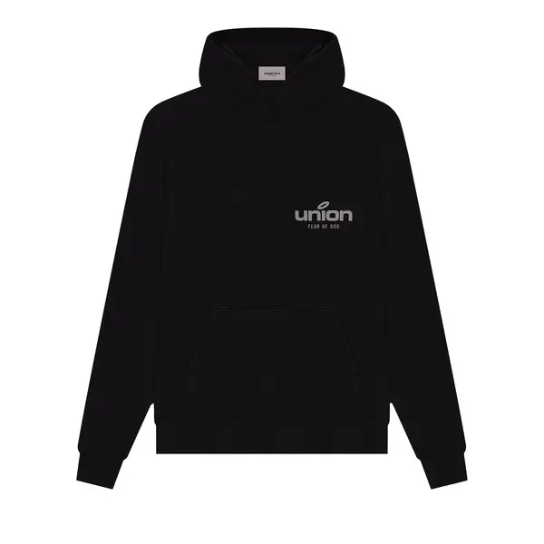 Fear Of God X Union Vintage Pullover Hoodie - Black