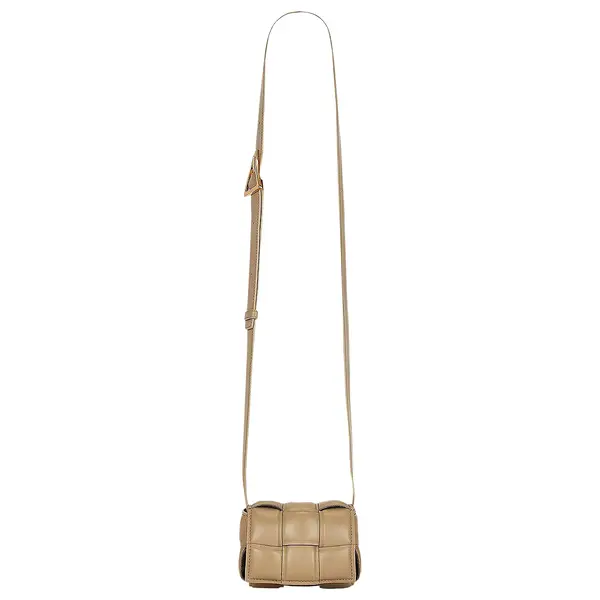 Bottega Veneta Padded Woven Cassette Bag - Brown