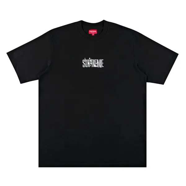 Supreme Splatter Short-sleeve Top - Black