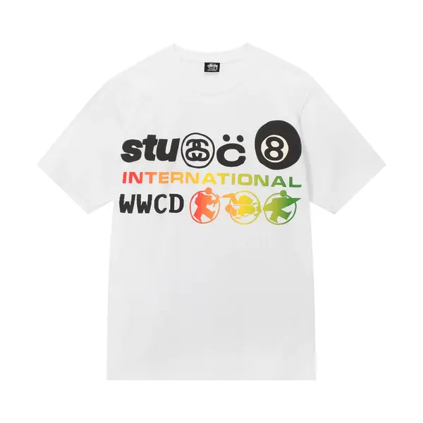 StÜssy X Cactus Plant Flea Market International Tee - White