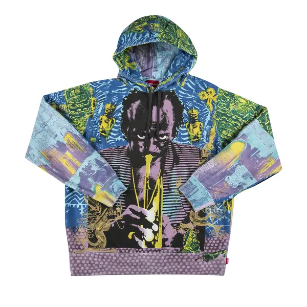 Supreme Miles Davis Hooded Sweatshirt - Blue