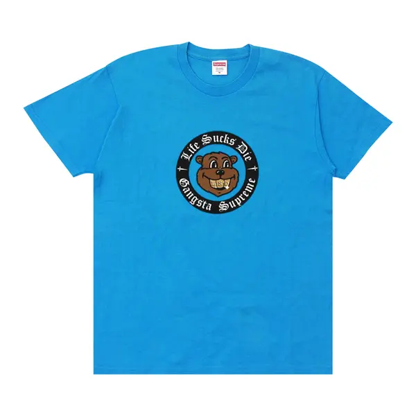 Supreme Life Sucks Die Tee 'bright - Blue