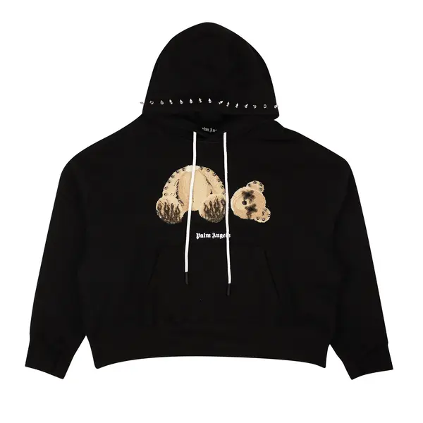 Palm Angels Pa Punk Bear Hoody - Black