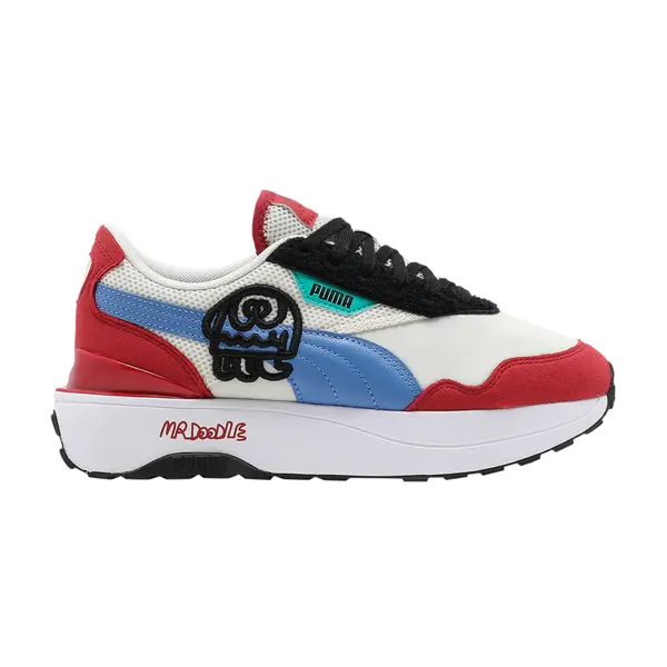 PUMA X Mr. Doodle Cruise Rider Sneakers - Cream