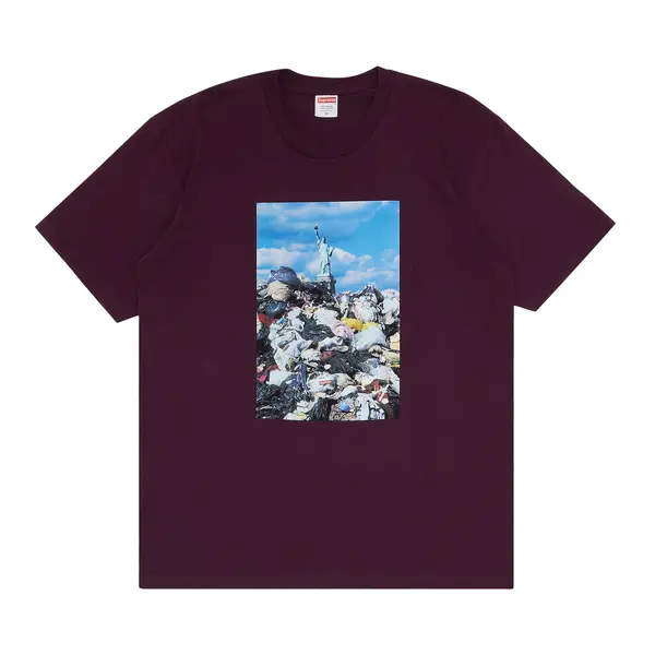 Supreme Trash Tee 'eggplant - Purple