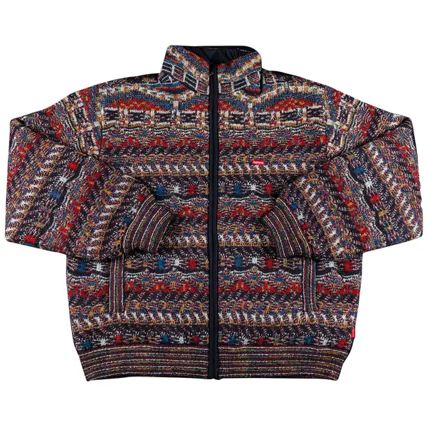 Supreme X Missoni Reversible Knit Jacket - Blue