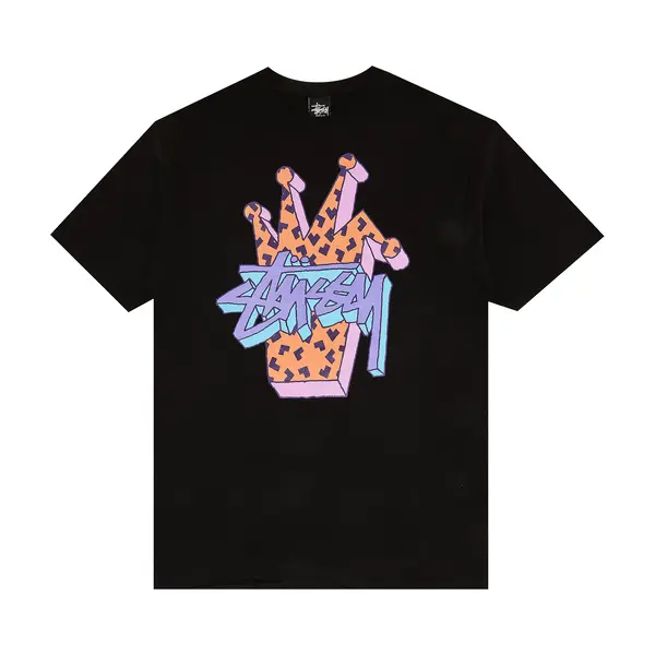StÜssy 3d Crown Tee - Black