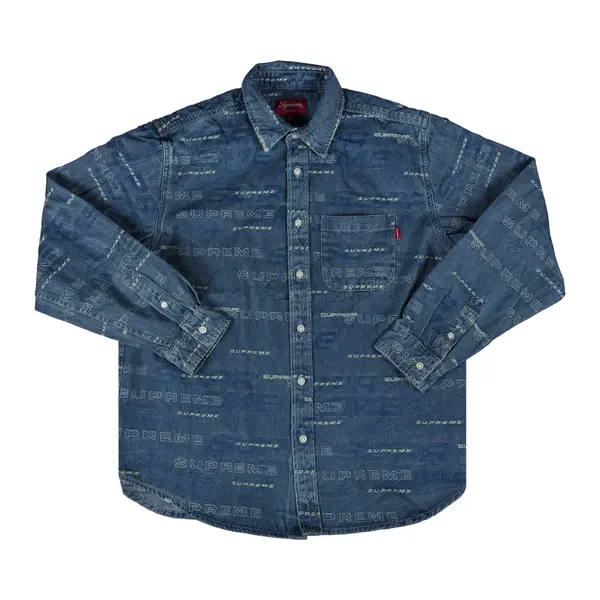 Supreme Dimensions Logo Denim Shirt