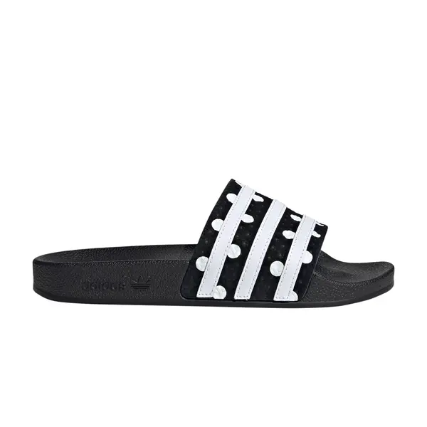 Adidas Wmns Adilette Slides 'polka - Black