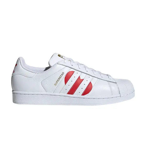 Adidas Superstar 'valentine's Day' Sneakers - White