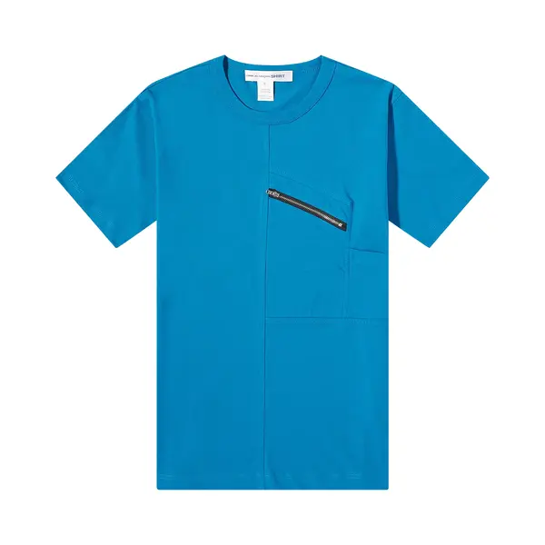 Comme Des Garçons Zip T-shirt - Blue