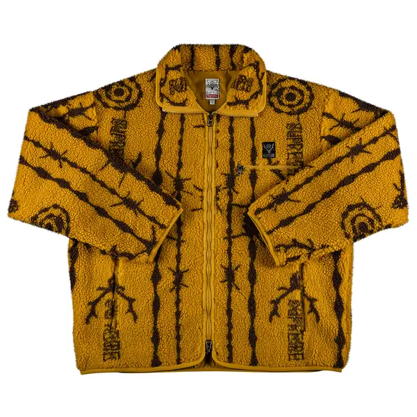 Supreme X South2 West8 Fleece Jacket - Yellow