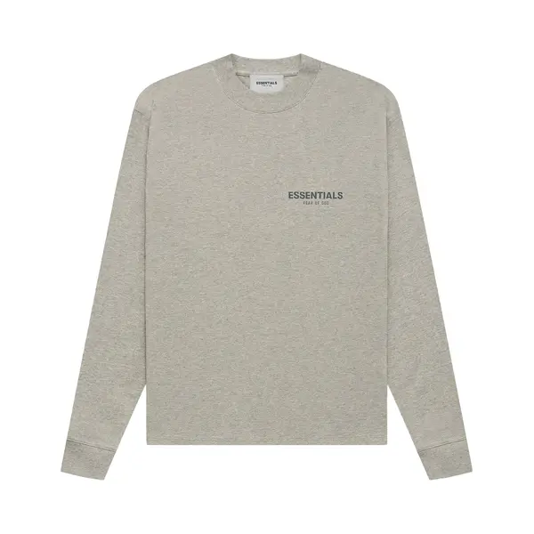Fear Of God Long-sleeve Tee 'dark Heather Oatmeal - Grey