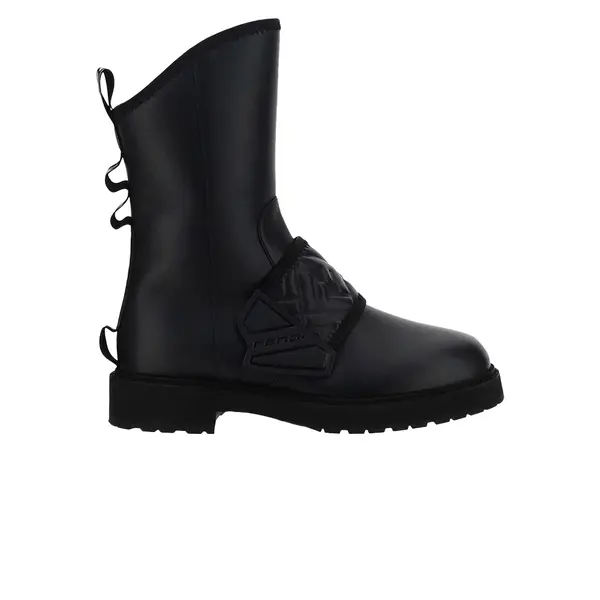 Fendi Leather Biker Boot