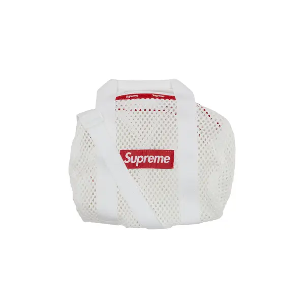 Supreme Mesh Mini Duffle Bag - White