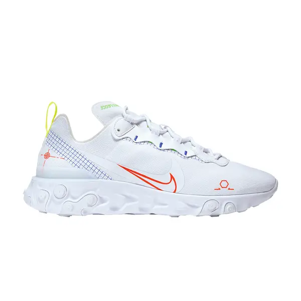 Nike React Element 55 'schematic' Sneakers - White