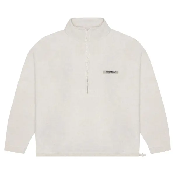 Fear Of God Polar Fleece Half Zip Pullover - Cream