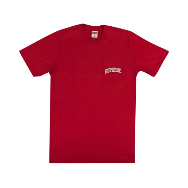 Supreme X Nfl Raiders '47 Pocket T-shirt - Red