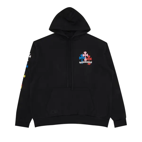 Chrome Hearts Cross Print Hoodie - Black