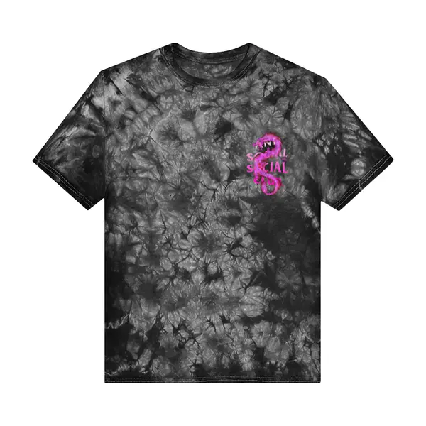 ANTI SOCIAL SOCIAL CLUB Summer In Minsk Tee Tie Dye - Black