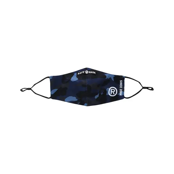 A BATHING APE Color Camo Mask 'navy - Blue