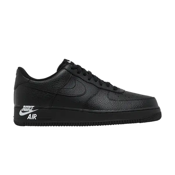 Nike Force 1 Low '07 Leather 'emblem' Sneakers - Black